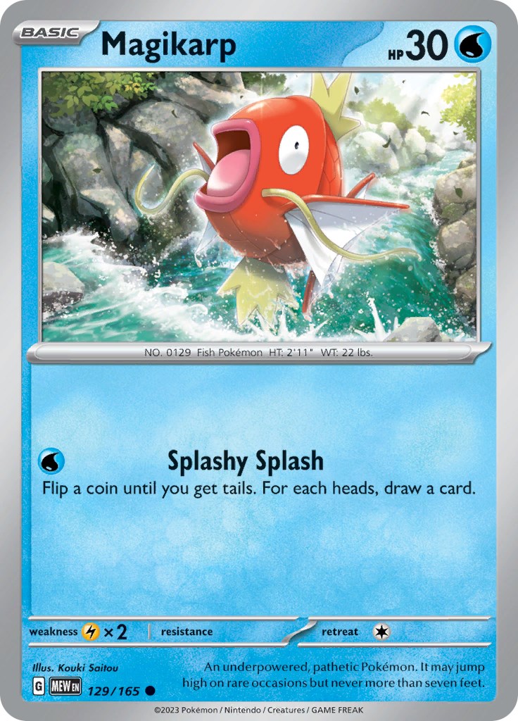 Pokemon - Magikarp - 129/165 – The Straw Hat Store