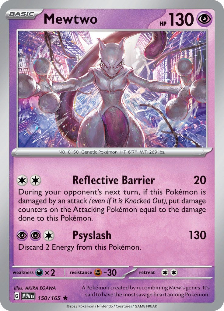 Pokemon - Mewtwo - 150/165 – The Straw Hat Store