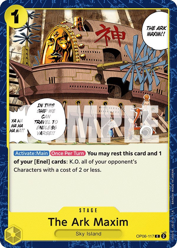 One Piece Card Game - The Ark Maxim - OP06-117 – The Straw Hat Store
