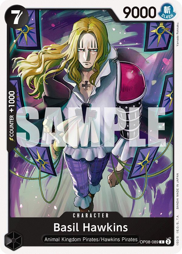 One Piece Card Game - Basil Hawkins - OP08-089 – The Straw Hat Store