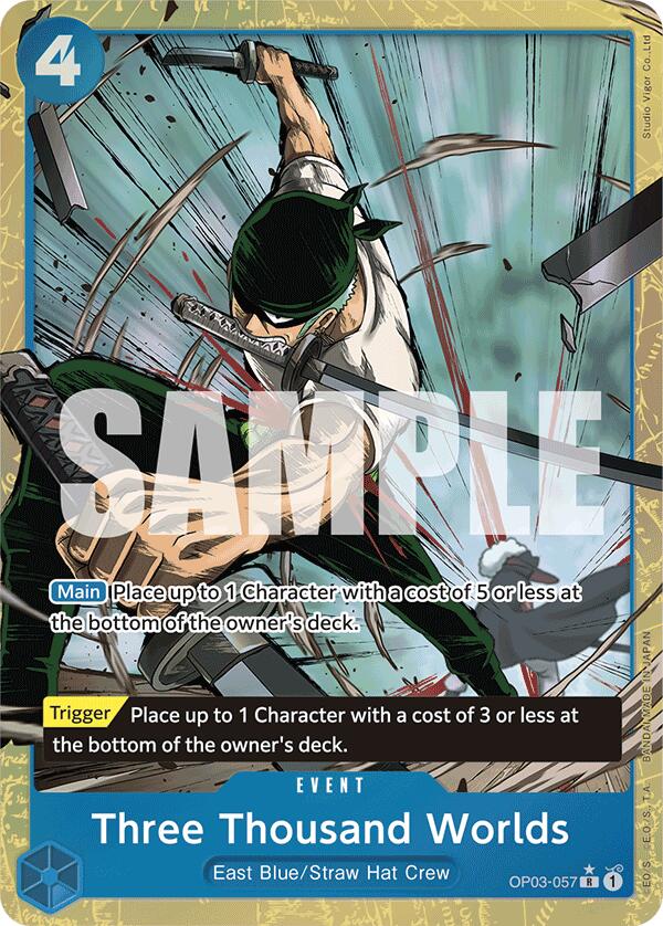 One Piece Card Game - Three Thousand Worlds (Alternate Art) - OP03-057 ...