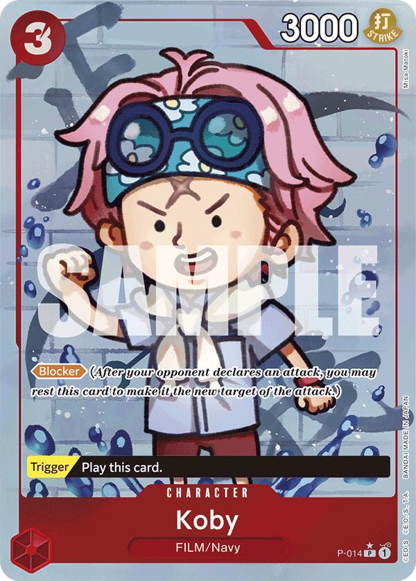 One Piece Card Game - Koby (Full Art) - P-014 – The Straw Hat Store