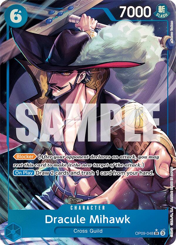 One Piece Card Game - Dracule Mihawk (Parallel) - OP09-048 – The Straw ...