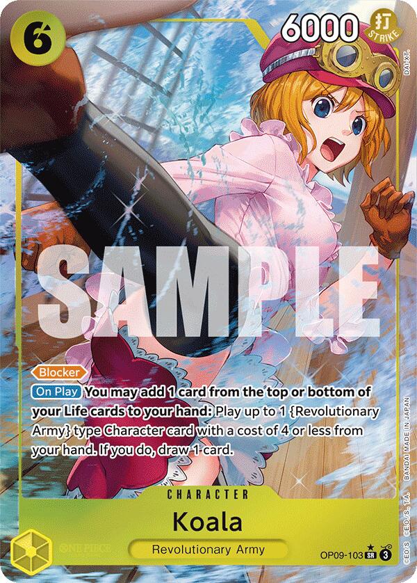 One Piece Card Game - Koala (Parallel) - OP09-103 – The Straw Hat Store