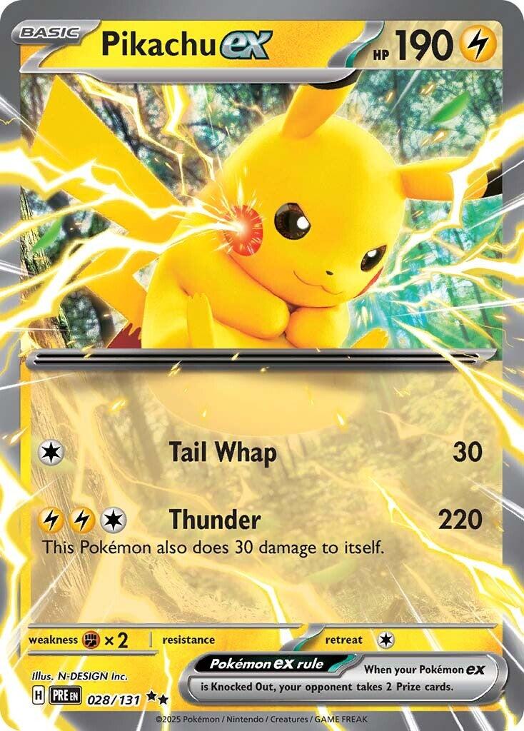 Pokemon - Pikachu ex - 028/131 – The Straw Hat Store
