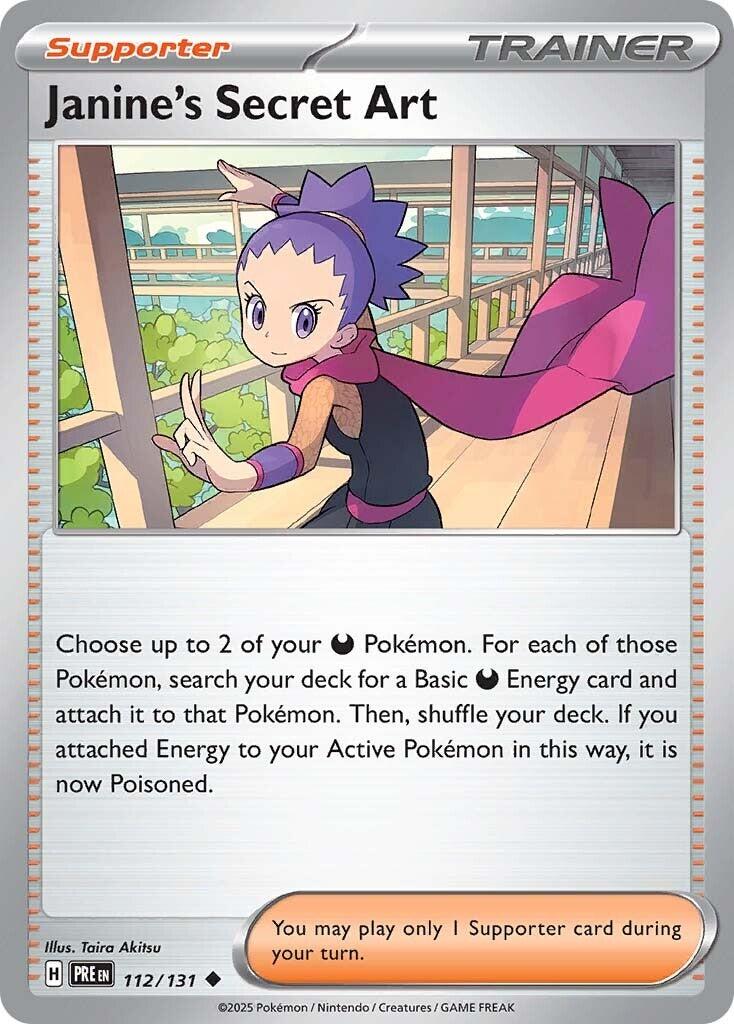 Pokemon - Janine's Secret Art - 112/131 – The Straw Hat Store