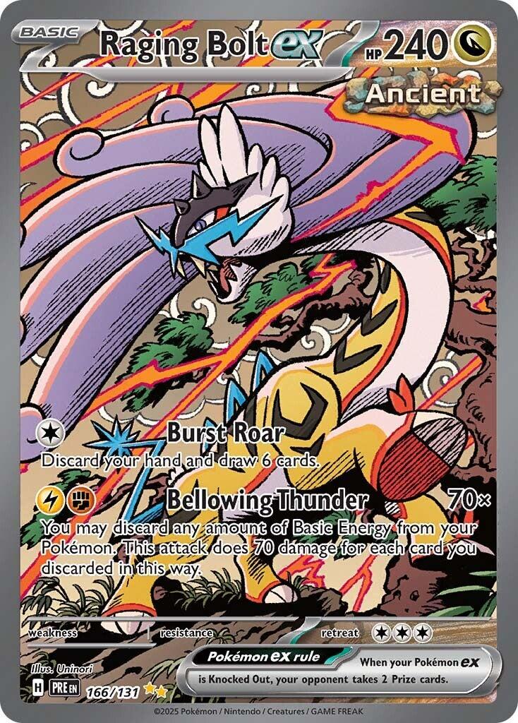 Pokemon - Raging Bolt ex - 166/131 – The Straw Hat Store