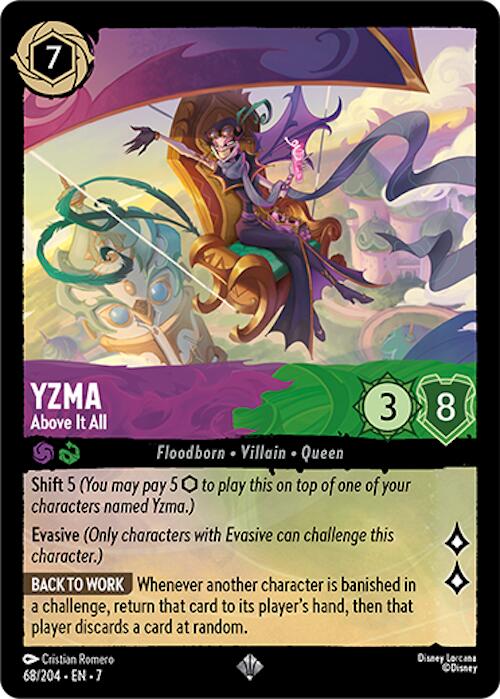 Disney Lorcana - Yzma - Above It All - 68/204 – The Straw Hat Store