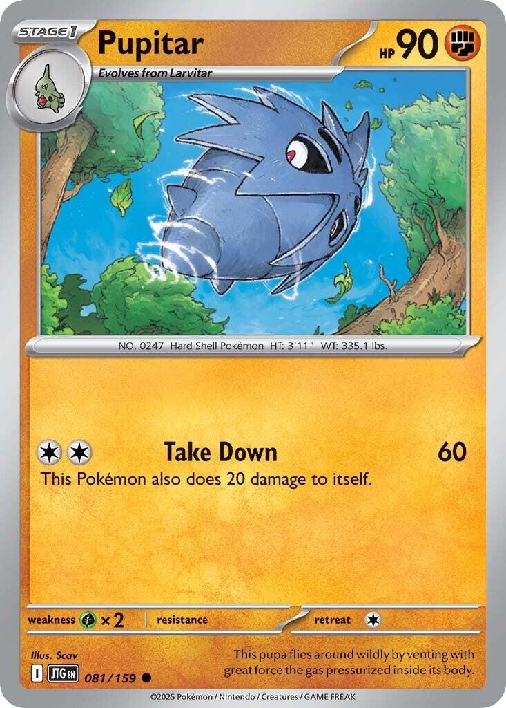 Pokemon - Pupitar - 081/159 – The Straw Hat Store