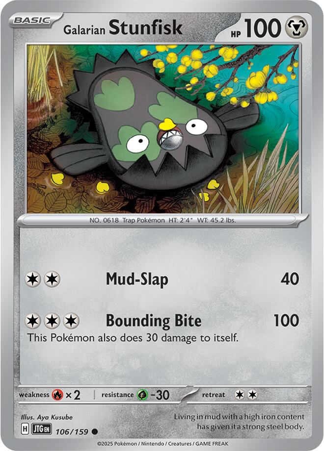 Pokemon - Galarian Stunfisk - 106/159 – The Straw Hat Store