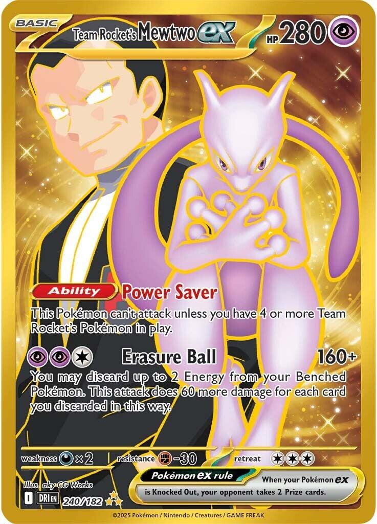 Pokemon - Team Rocket's Mewtwo ex - 240/182 – The Straw Hat Store