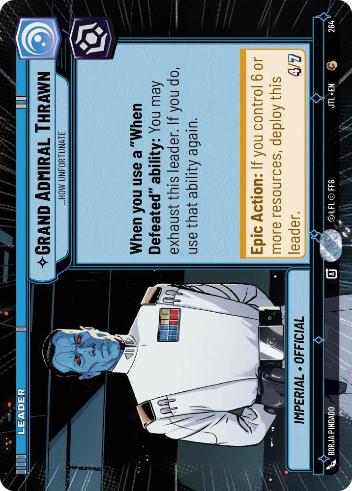 Star Wars: Unlimited - Grand Admiral Thrawn - ...How Unfortunate ...