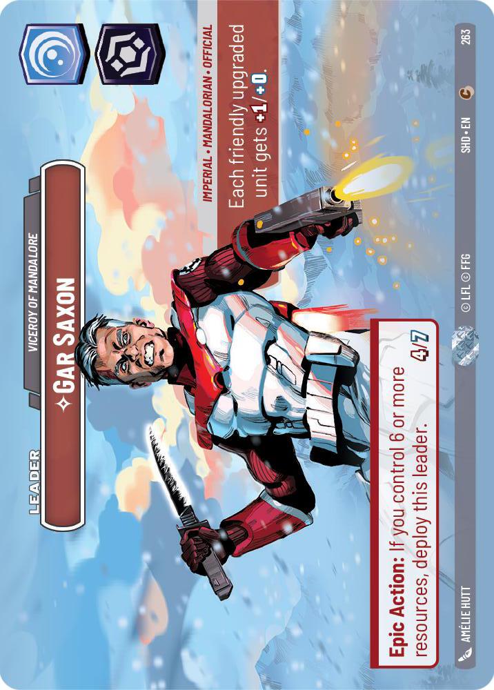 Star Wars: Unlimited - Gar Saxon - Viceroy of Mandalore (Showcase ...