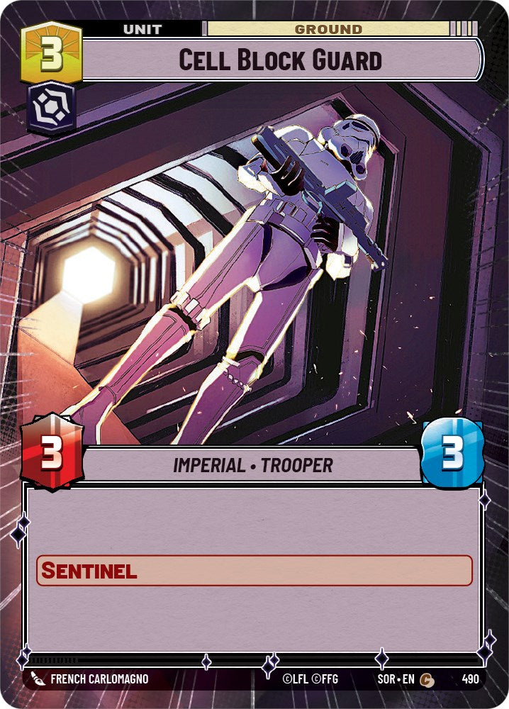 Star Wars: Unlimited - Cell Block Guard (Hyperspace) - 490 – The Straw ...