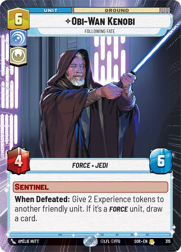 Star Wars: Unlimited - Obi-Wan Kenobi - Following Fate (Hyperspace ...